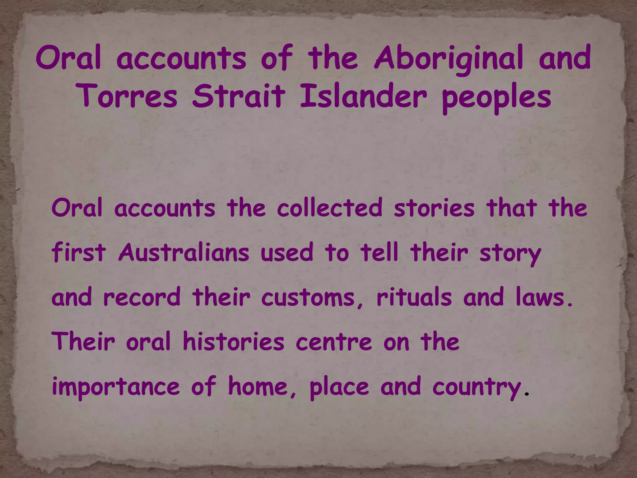 Australia's Ancient Past | PPTX