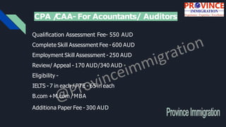 Australia Skill Assessment | PPTX