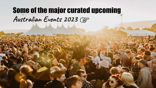 Australian Upcoming Events 2023 | PPT