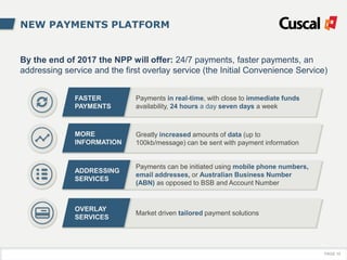 Australia's New Payments Platform - disrupting the payments model | PDF