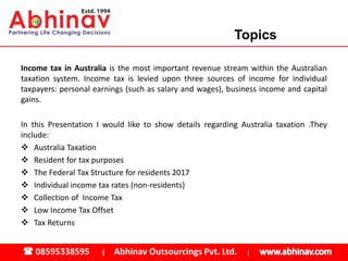 Australia Taxation | PPTX