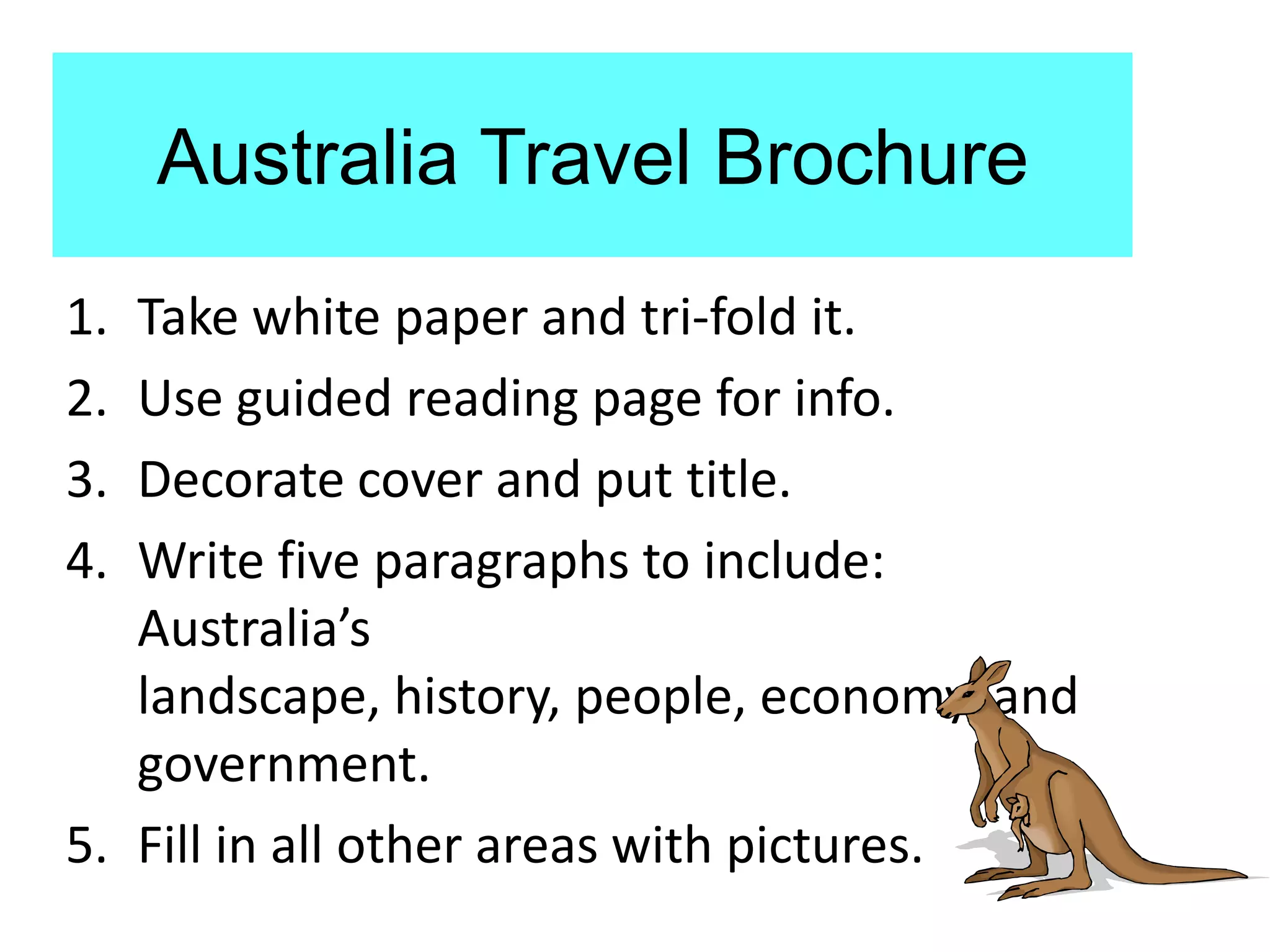 Australia - travel brochure | PPTX