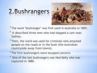 Australia - crime history | PPTX