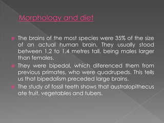 Australopithecus | PPTX