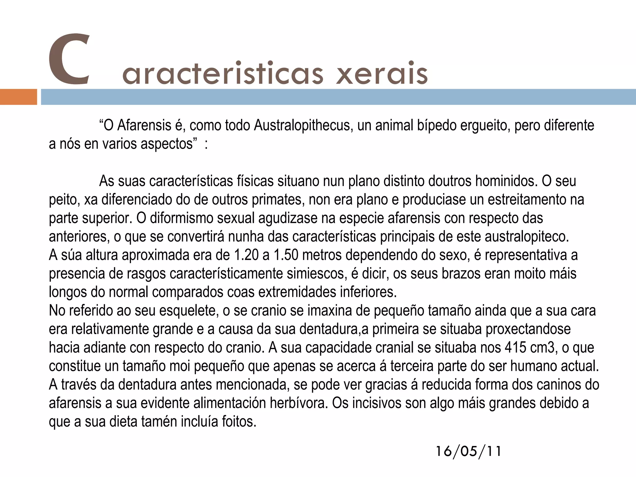 Australopithecus afarensis lorena | PPT