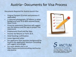 How to apply for Austria Tourist Visa? | PPT