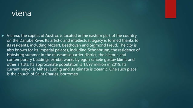Breve infografía sobre la Republica de Austria | PPT