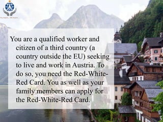 Austria Red White Red Card Visa | Aspire World Immigration | PPT