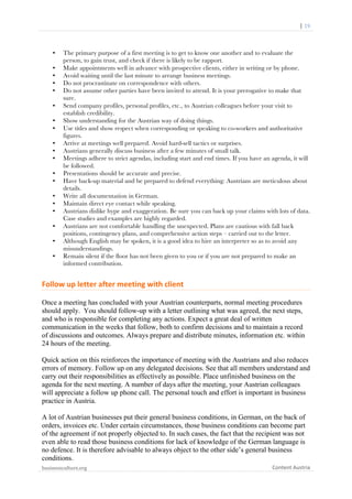 Austrian business culture guide - Learn about Austria | PDF | Europe ...