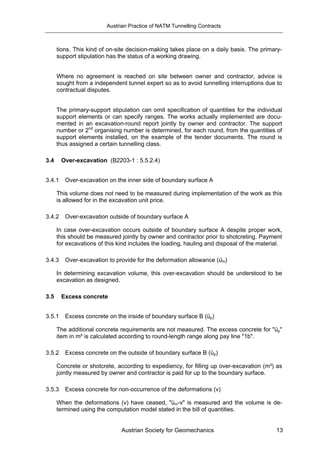 New Austrian Tunnelling Method (NATM) | PDF