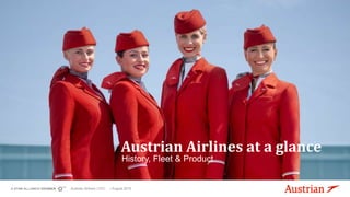 Austrian Airlines Company Presentation | May 2019 | PPTX