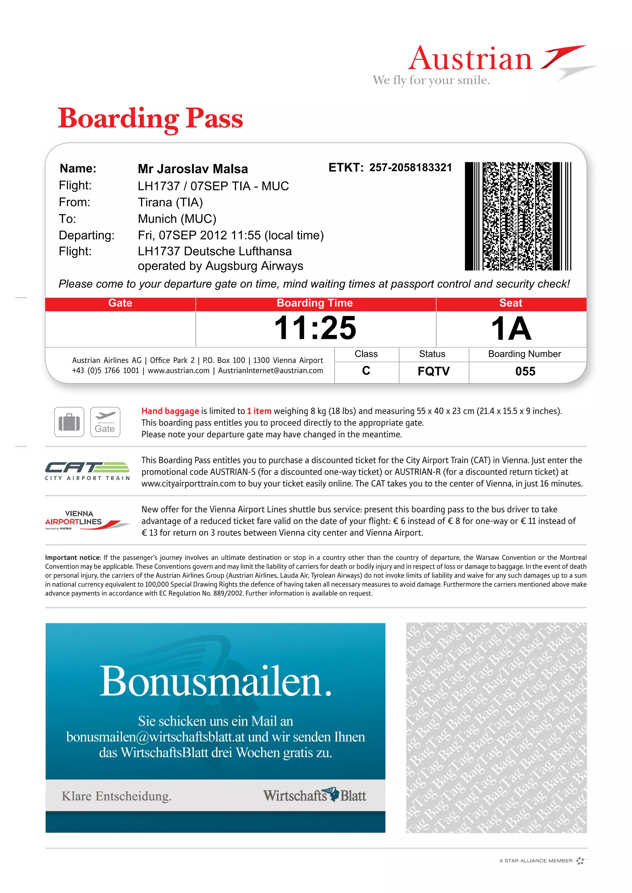 Austrian boardingpass malsa(1) | PDF