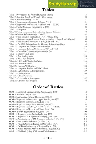 Austrian Infantry Of The Seven Years War (Completely Revised 2Nd ...