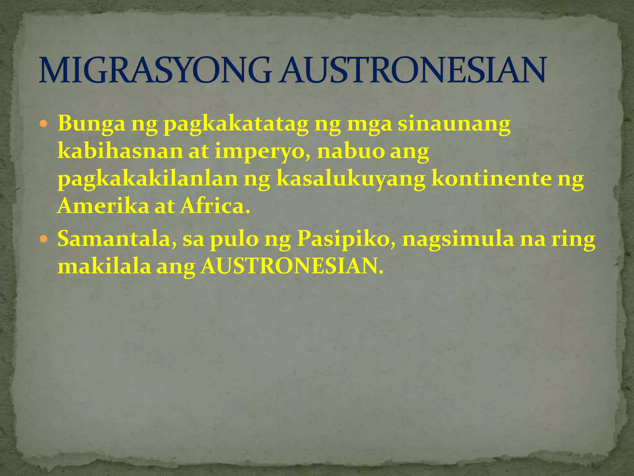Austronesian | PPTX