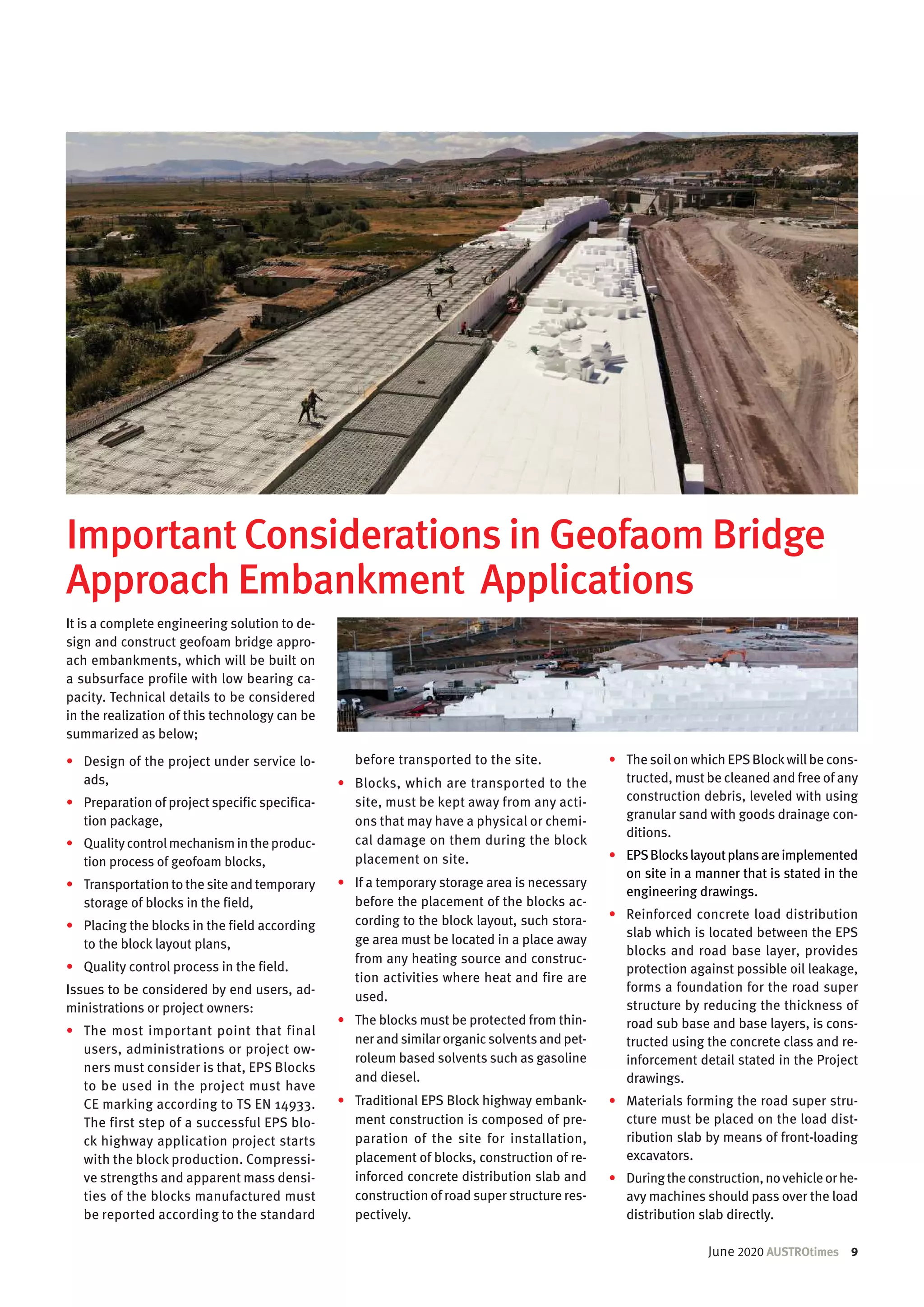 What is Geofoam EPS (Expanded Polystyrene) - Austrotherm of Turkey | PDF