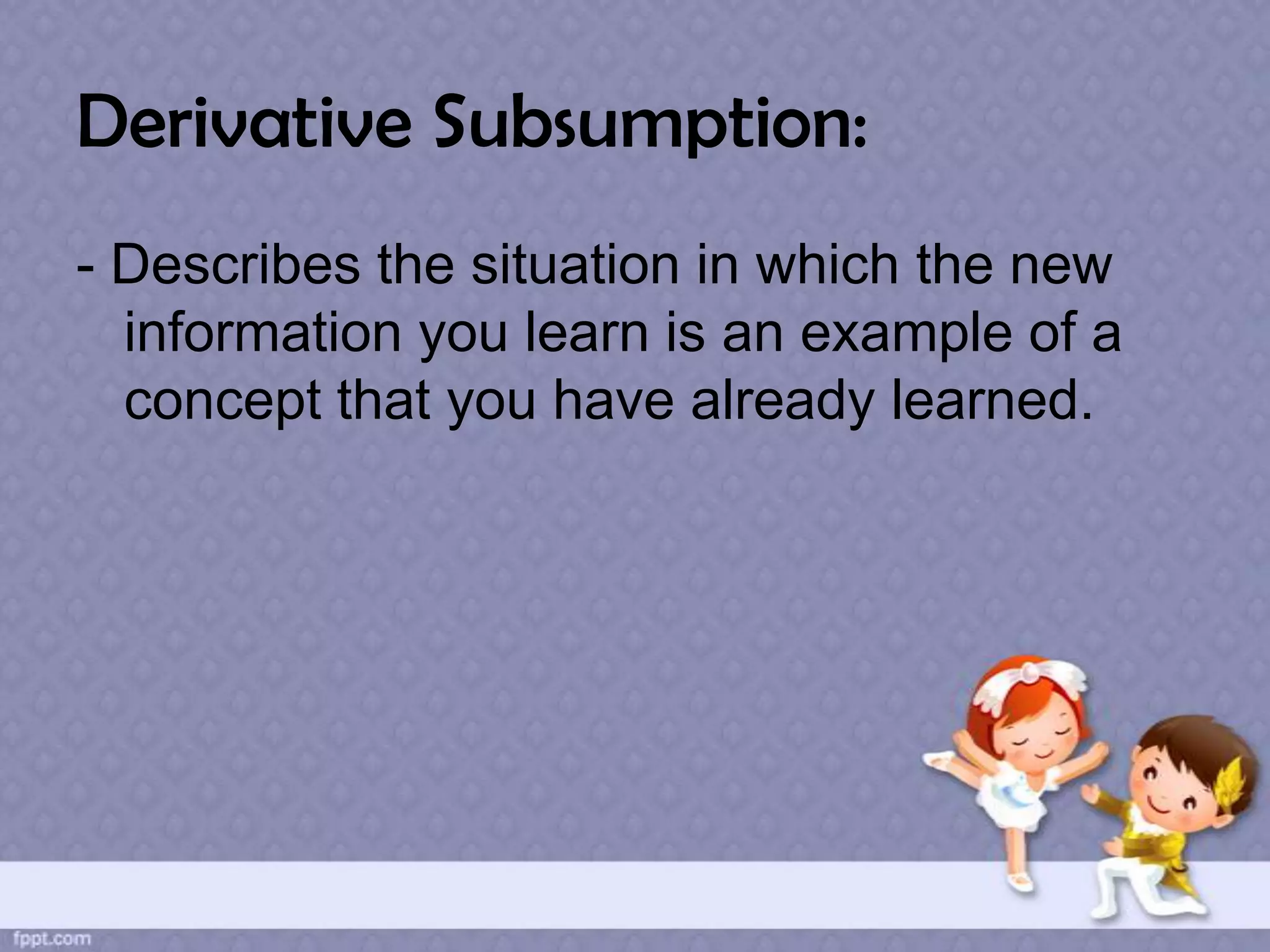 Ausubel’s meaningful verbal learning | PPTX