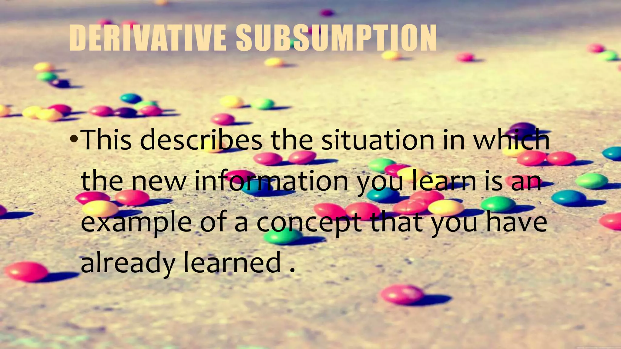 Ausubel’s Meaningful Verbal Learning | PPTX