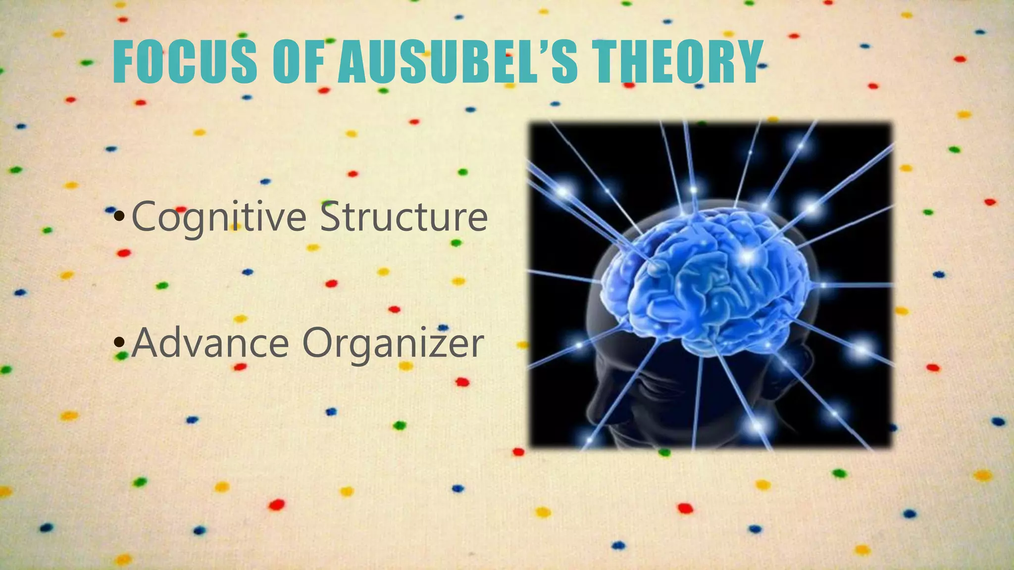 Ausubel’s Meaningful Verbal Learning | PPTX