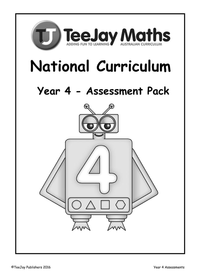Australian Year 4 Assessment Sample | PDF | Educational Assessment ...