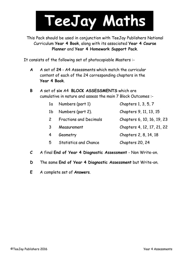 Australian Year 4 Assessment Sample | PDF | Educational Assessment ...