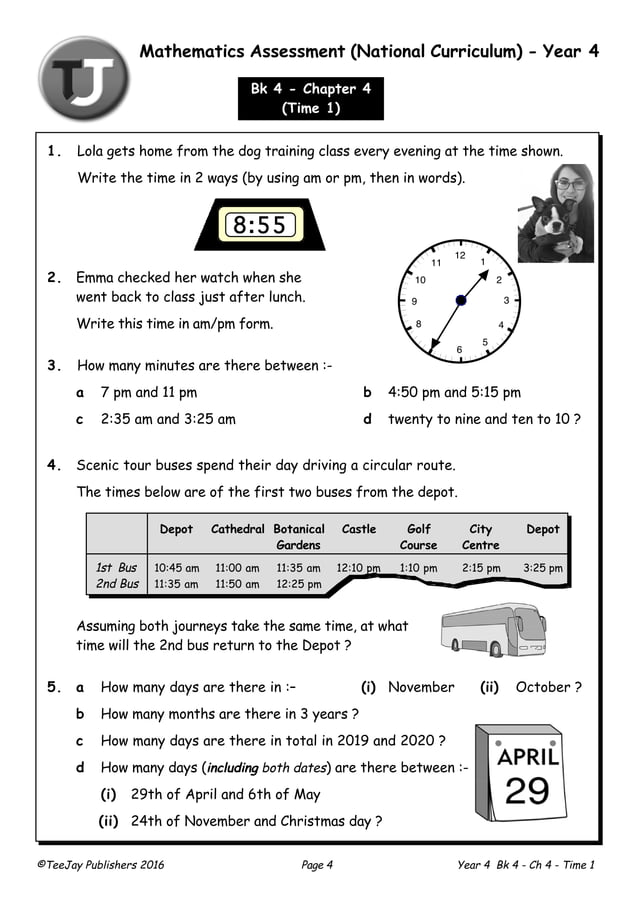 Australian Year 4 Assessment Sample | PDF | Educational Assessment ...