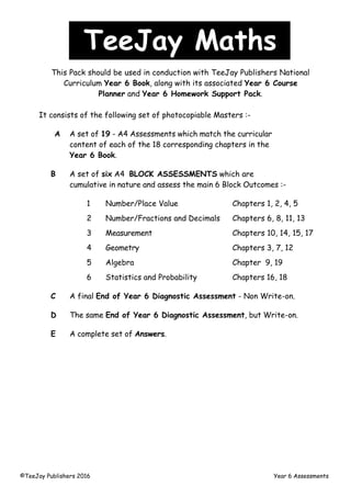 Australian 6 Assessment Sample | PDF