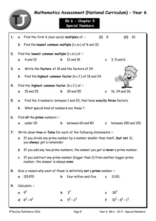 Australian 6 Assessment Sample | PDF