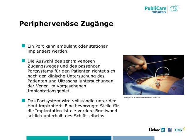 Auszug aus einer WissWerk Schulungspräsentation. Pflegerische Versorg…