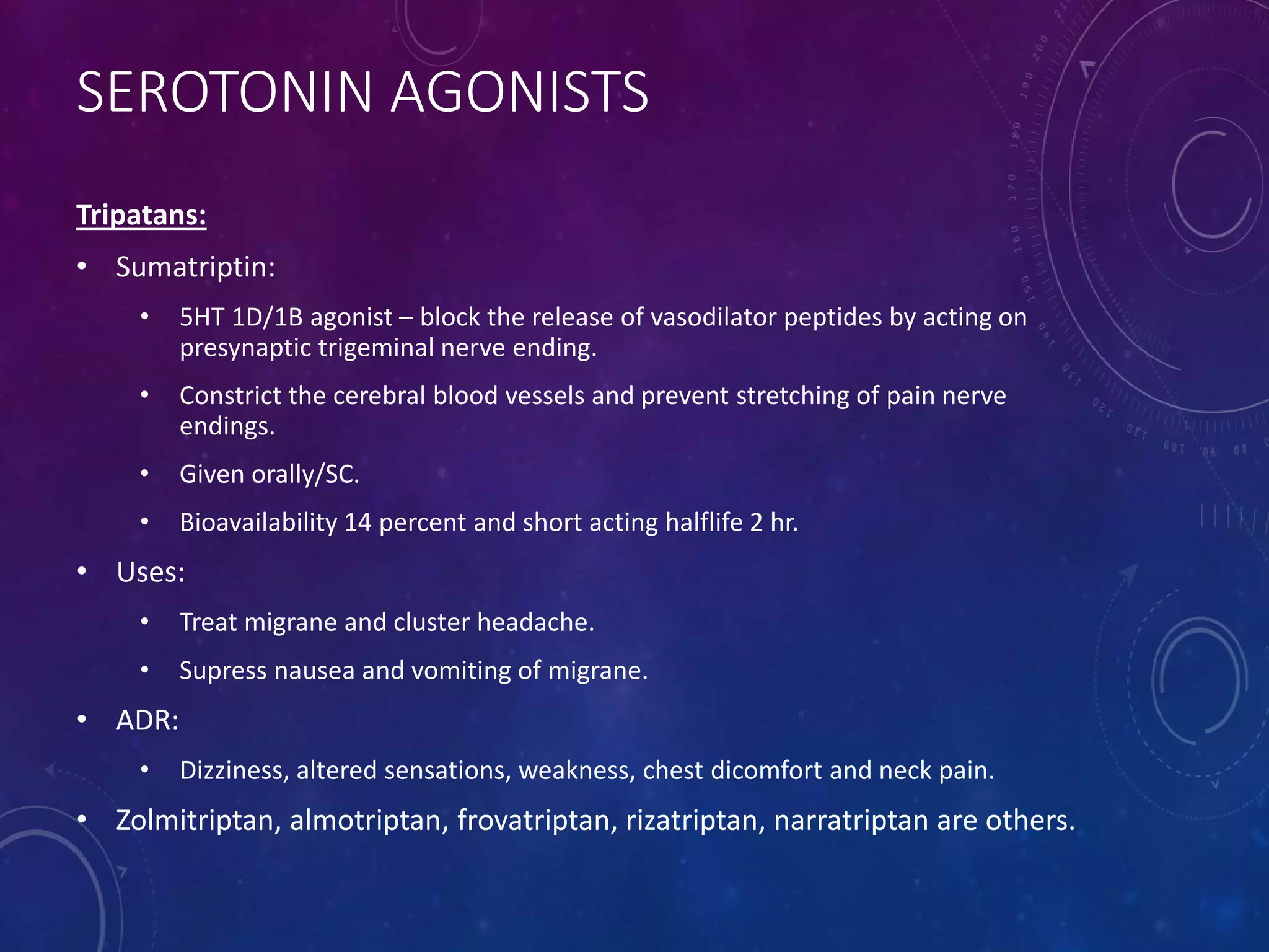 Autacoids - pharmacological actions and drugs related to them. | PPTX