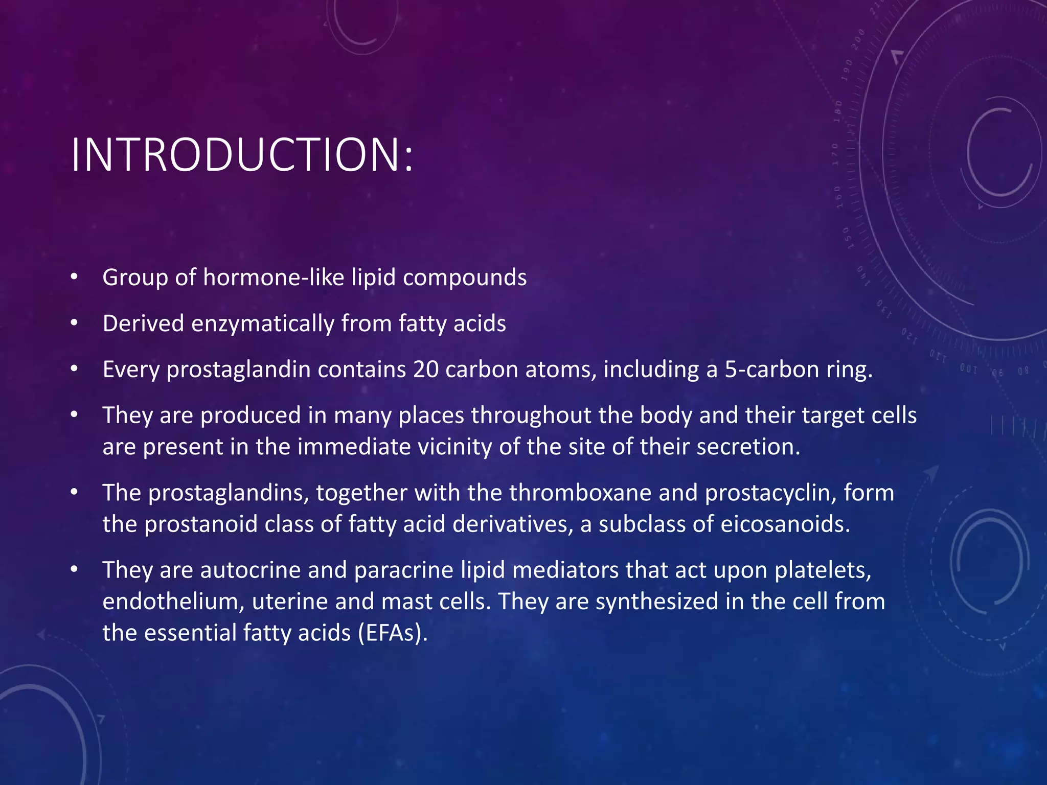 Autacoids - pharmacological actions and drugs related to them. | PPTX