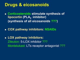 Pharmacology lecture ...................... | PPT