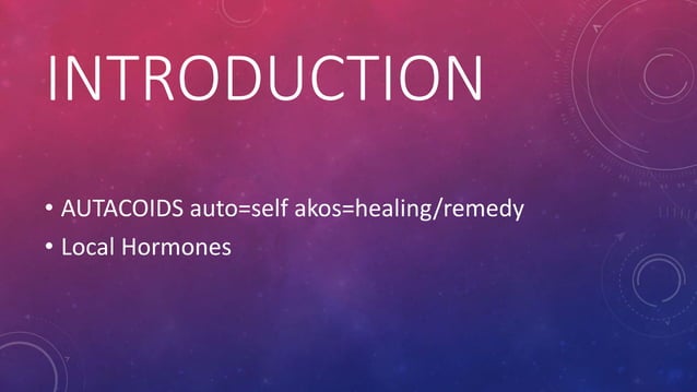 Autacoids | PPTX