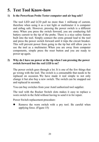 Autel Powerscan PS100 User Manual | PDF