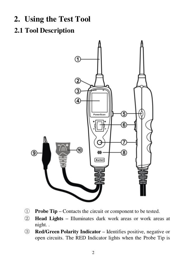 Autel Powerscan PS100 User Manual