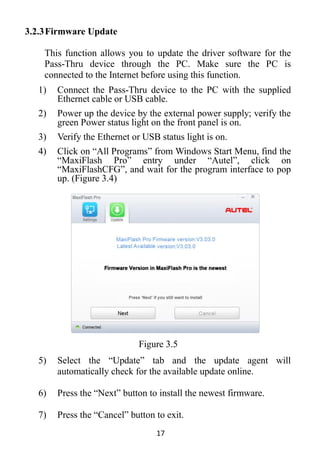 Autel j2534 maxiflash pro for maxisys ms908 manual | PDF | Computer Peripherals | Computing