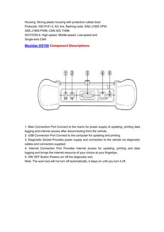 Autel maxidas ds708 update | PDF