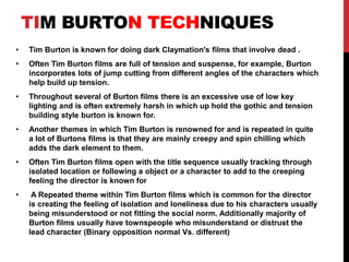 Auter studys Tim Burton | PPT