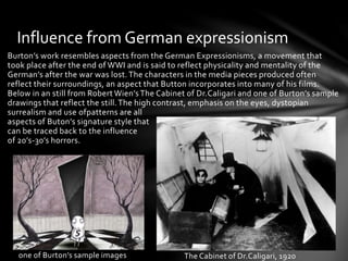 Auteur study - Tim Burton | PPTX