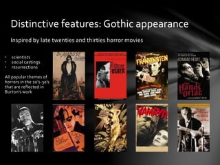 Auteur study - Tim Burton | PPTX