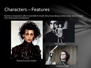 Auteur study - Tim Burton | PPTX