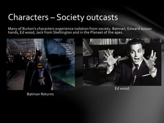 Auteur study - Tim Burton | PPTX