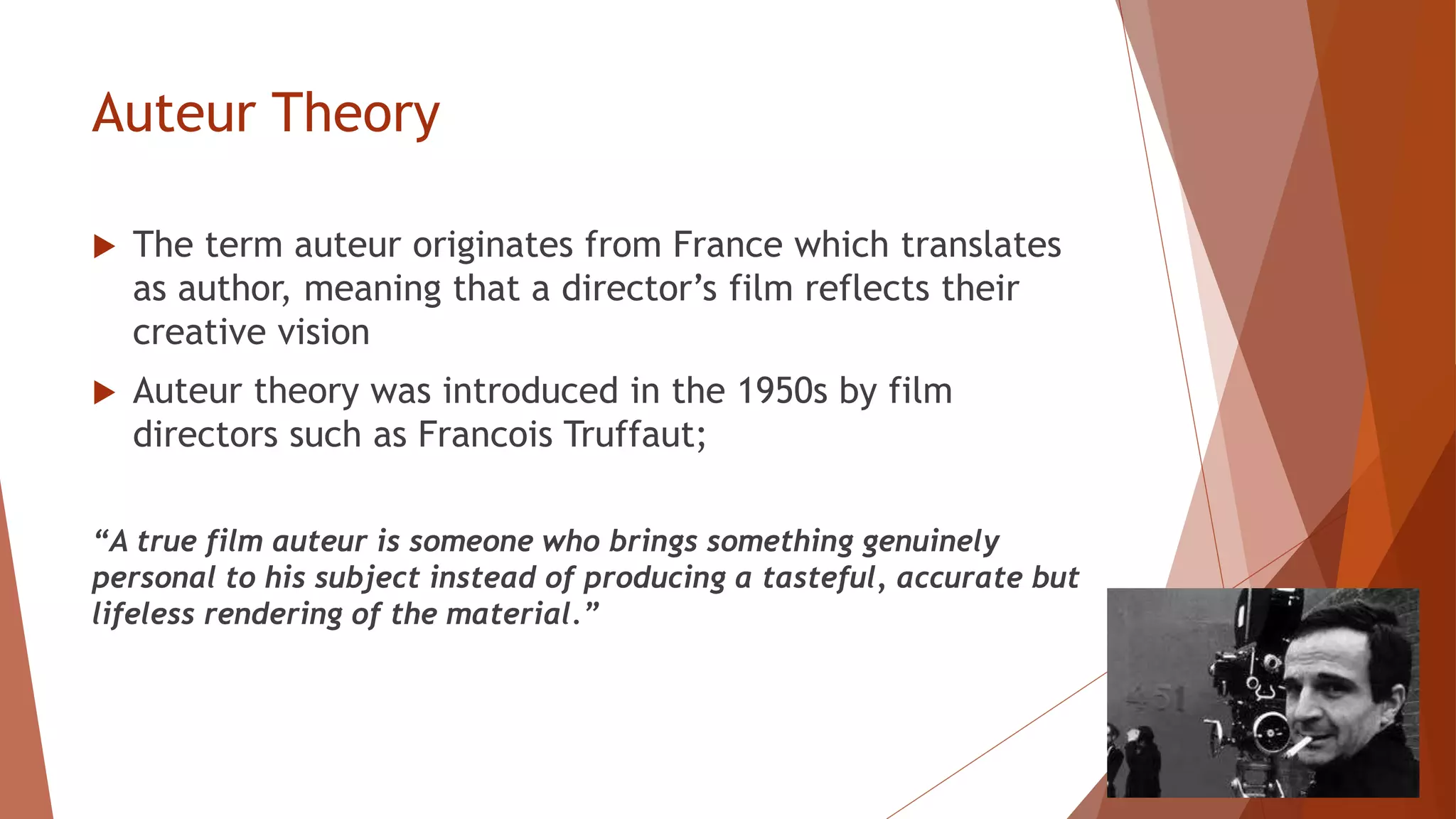 Auteur Theory | PPTX
