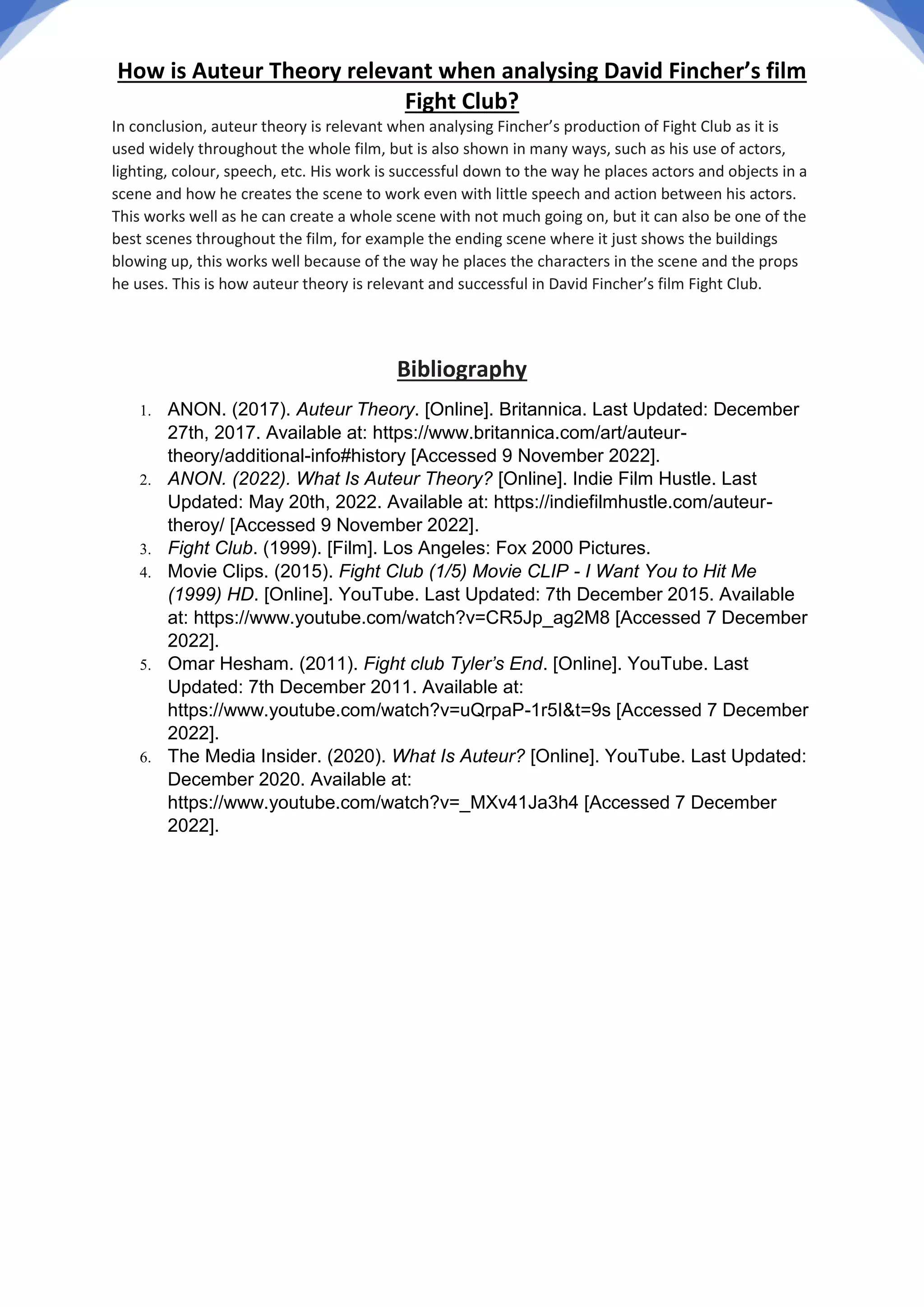 Auteur Theory Essay.docx