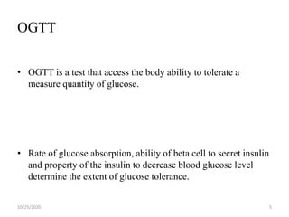 Differences between Oral glucose tolerance test and Oral glucose ...