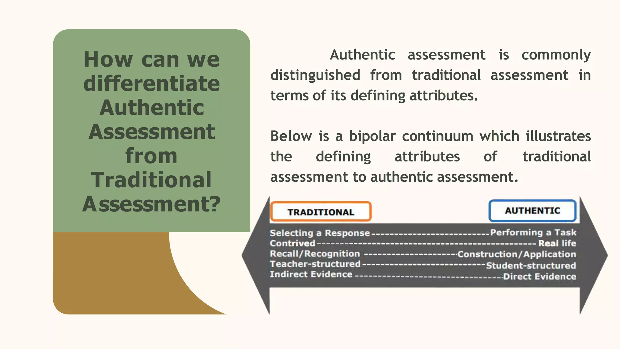 Authentic assessment-in-the-classroom | PPTX