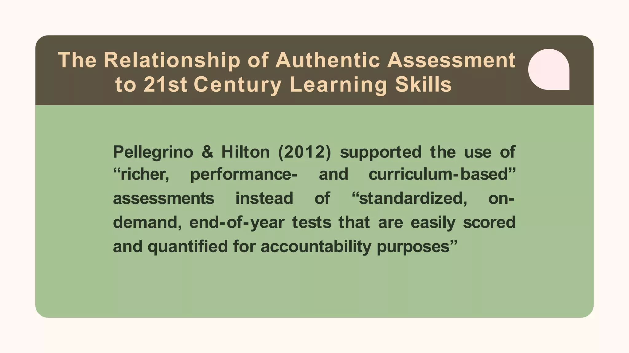 Authentic assessment-in-the-classroom | PPTX