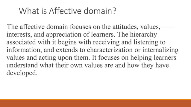 Authentic-Assessment-of-the-Affective-Domain.pptx | Educational Assessment | Education