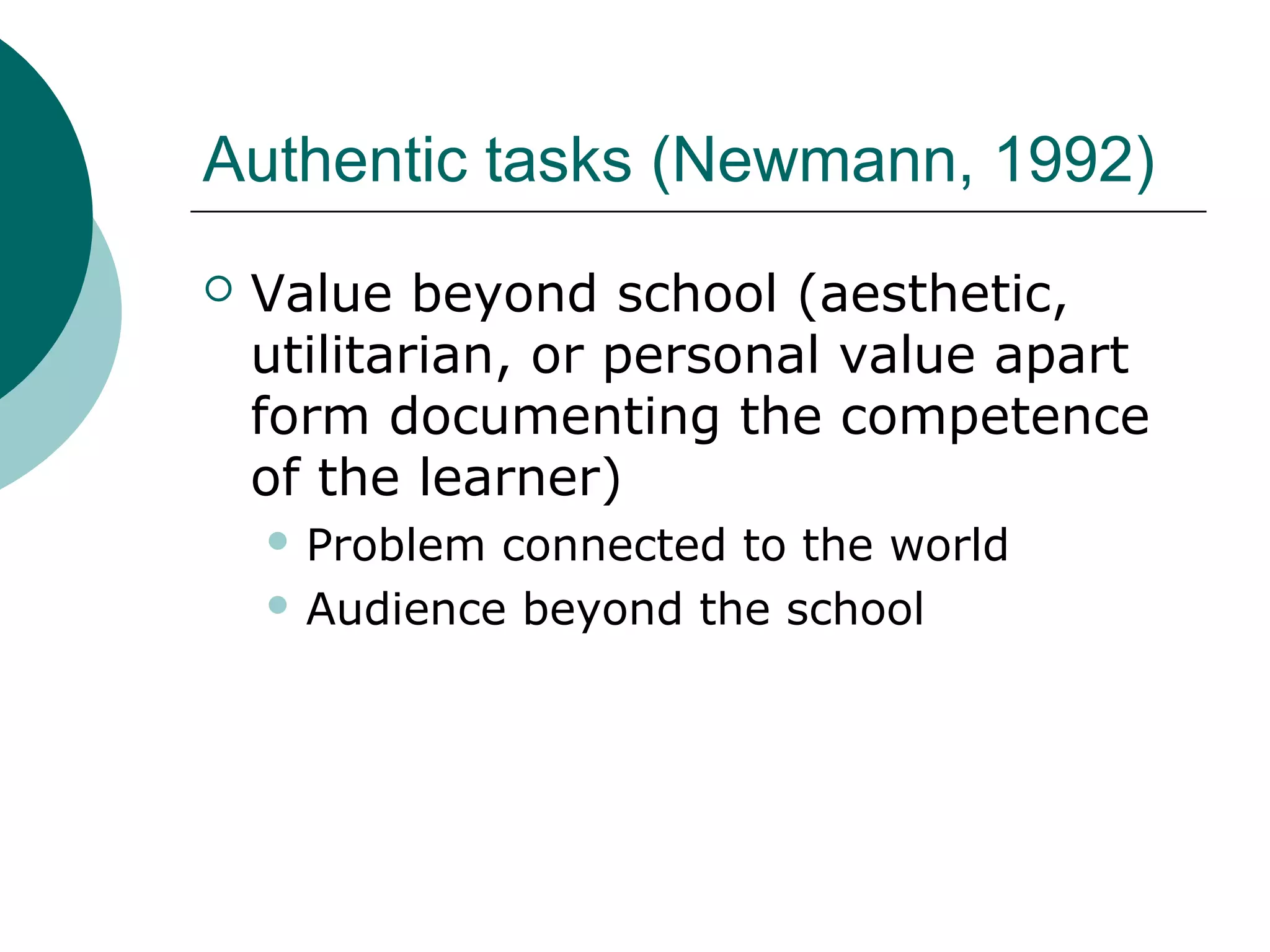 Authentic based assessment | PPT