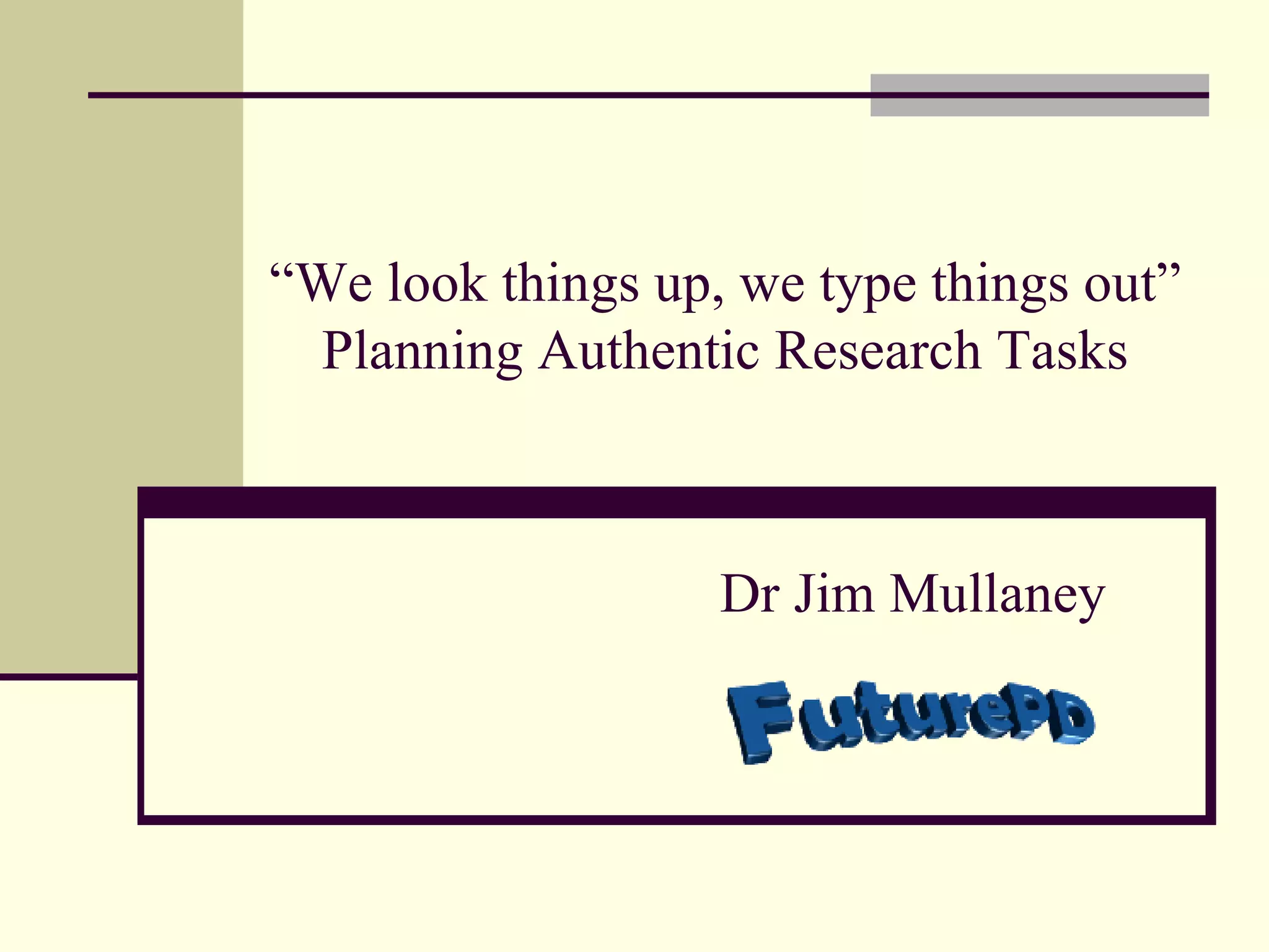Authentic Research | PPT
