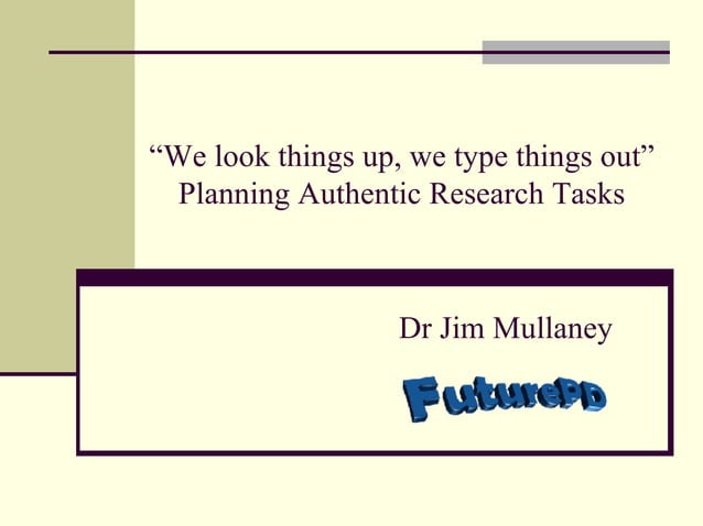 Authentic Research | PPT